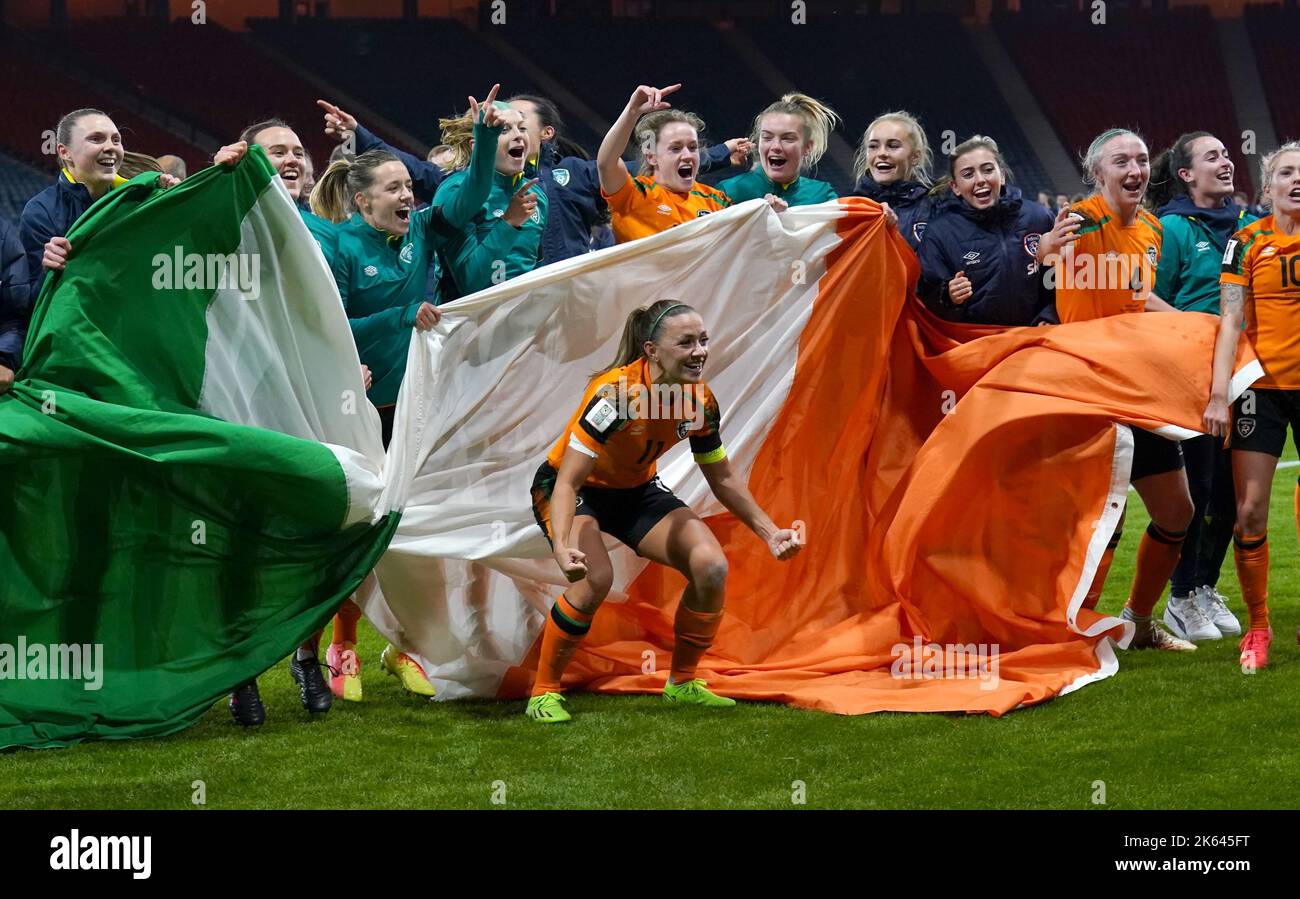 Republic of Ireland celebrate after the FIFA Women's World Cup 2023 ...