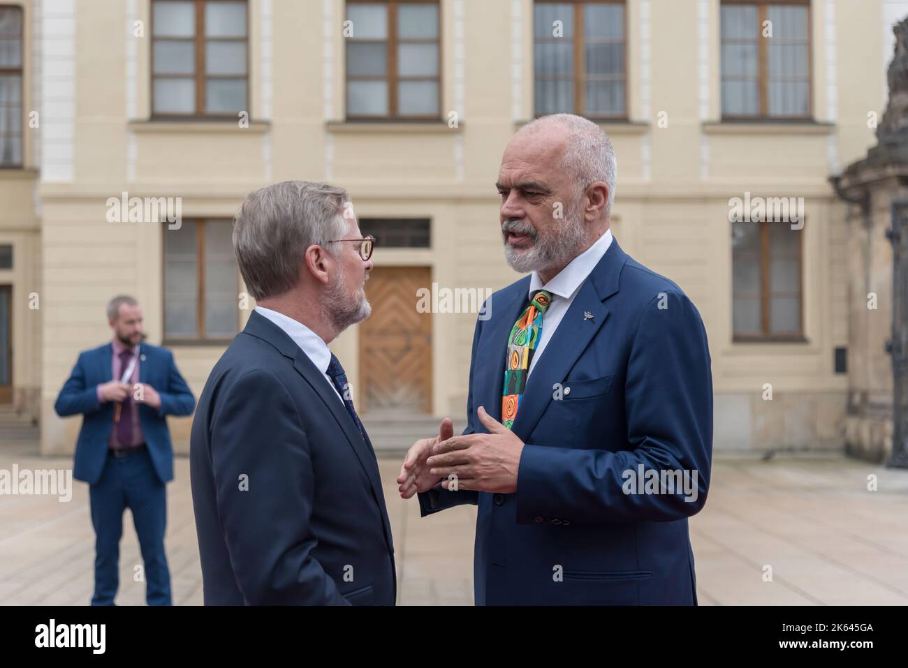 Prague, Czech Republic. 06th Oct, 2022. Czech prime minister Petr Fiala ...