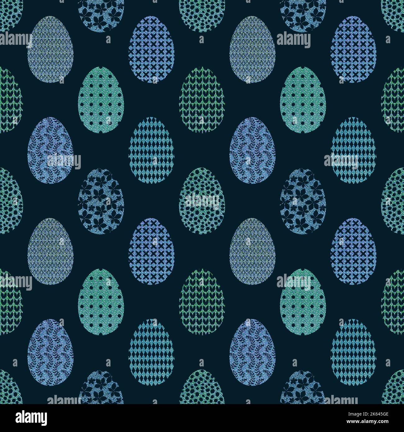 Easter eggs seamless spring pattern for kids clothes print and ...