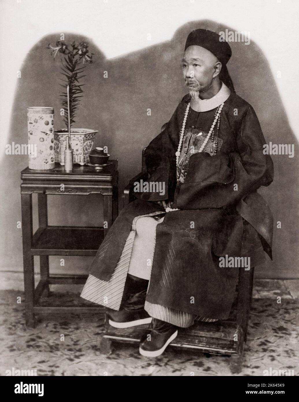 Li Hongzhang, China, c.1890's Li Hongzhang was a politican, diplomat ...