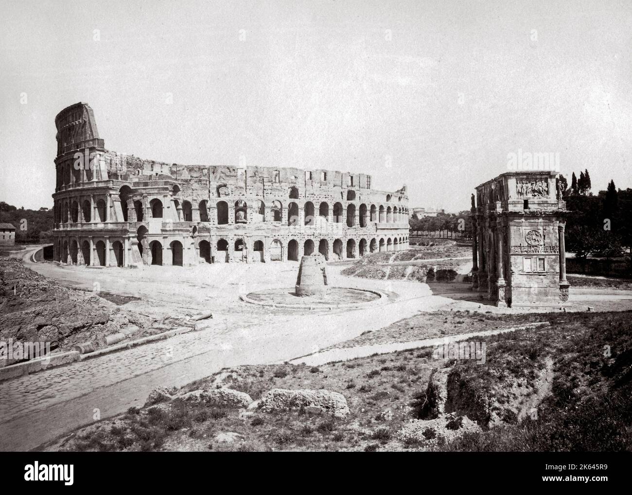 19th century photo of colosseum hi-res stock photography and images - Alamy