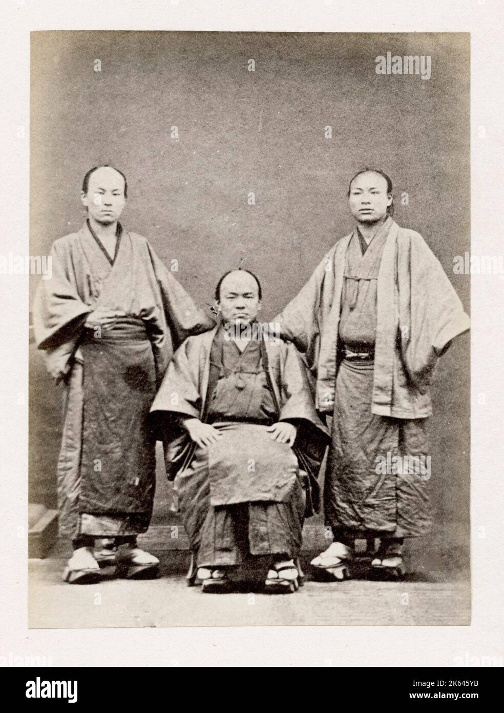 Vintage 19th century photograph - early photographic portrait from ...