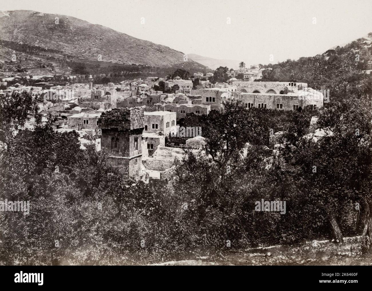 Photograph by Francis Frith, from his trip to Egypt, Palestine and the ...
