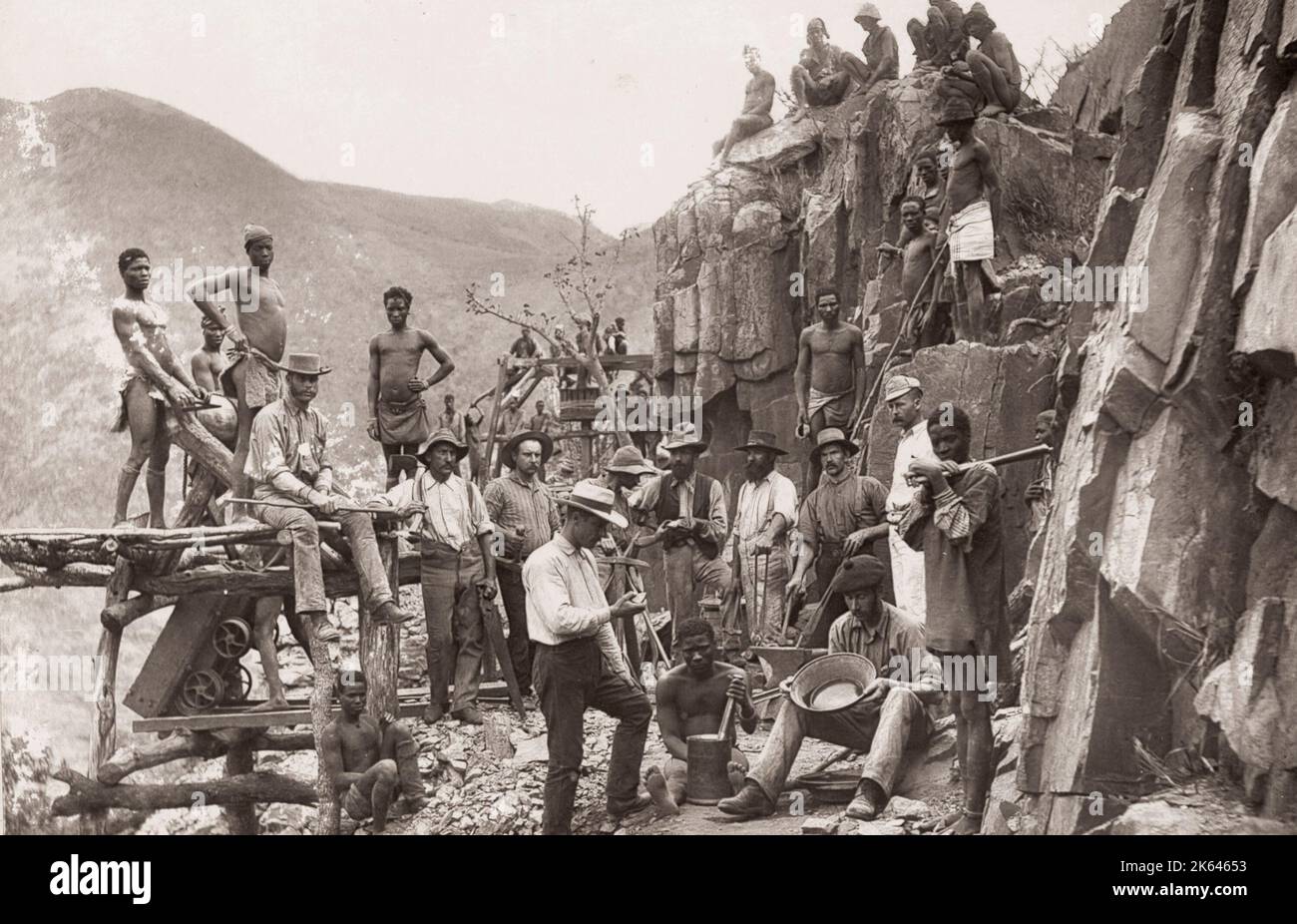 Gold mining company 1900s hi-res stock photography and images - Alamy