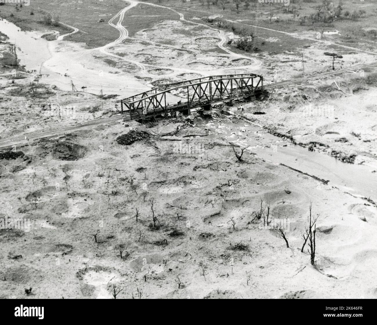 Vintage World War II photograph - official US military photo: damage to ...