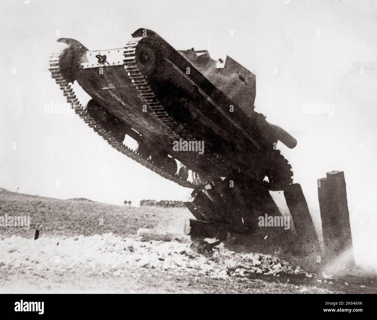 Austrian army tank on exercise, 1936 Stock Photo - Alamy