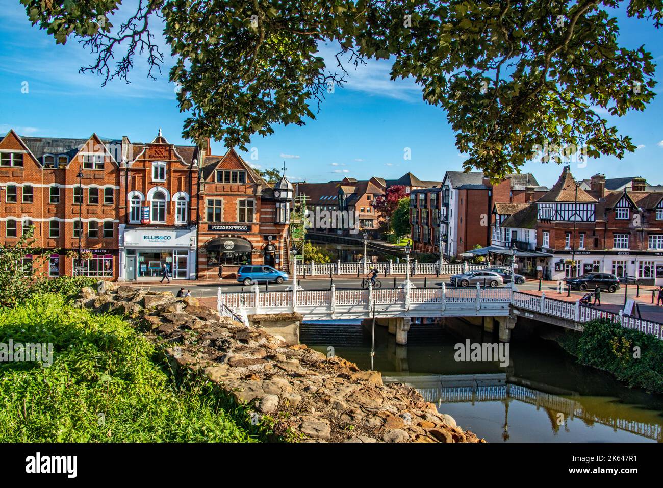 The Big Bridge over the River Medway, Tonbridge, Kent Stock Photo - Alamy