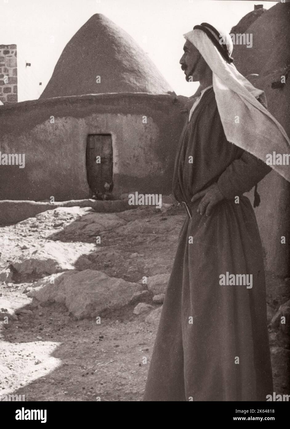 1943 Syria - Kafer or Kafr Halab - village with traditional mud beehive ...