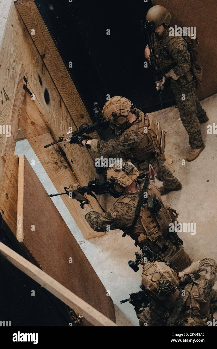 U.S. Marines with Maritime Special Purpose Force (MSPF), 26th Marine ...