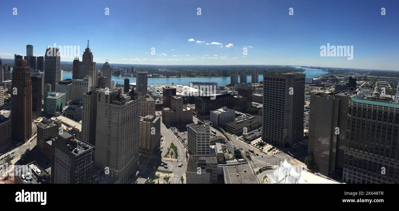 Detroit landscape hi-res stock photography and images - Alamy
