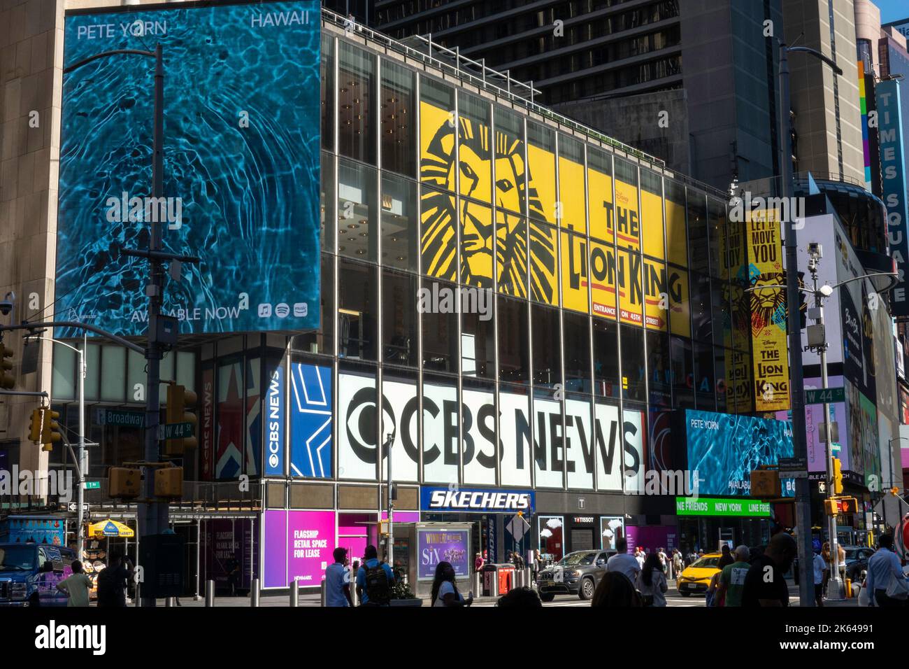 Times Square is the heart of the theater district with bright lights ...