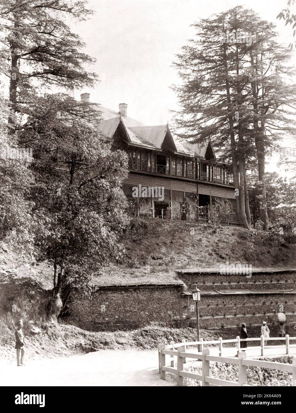 Viceregal lodge, Simla, Shimla, India, c.1880's Stock Photo - Alamy