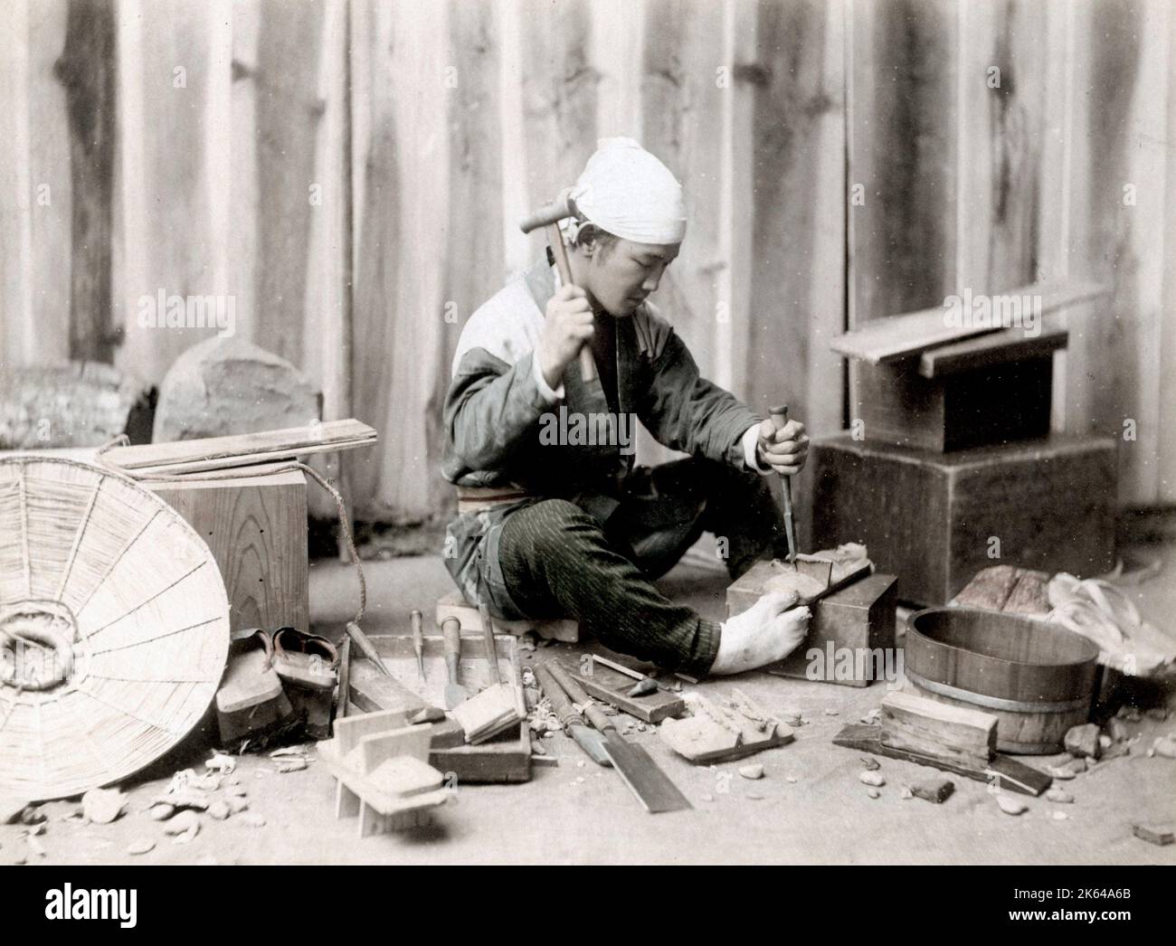 Japan old man work hi-res stock photography and images - Alamy