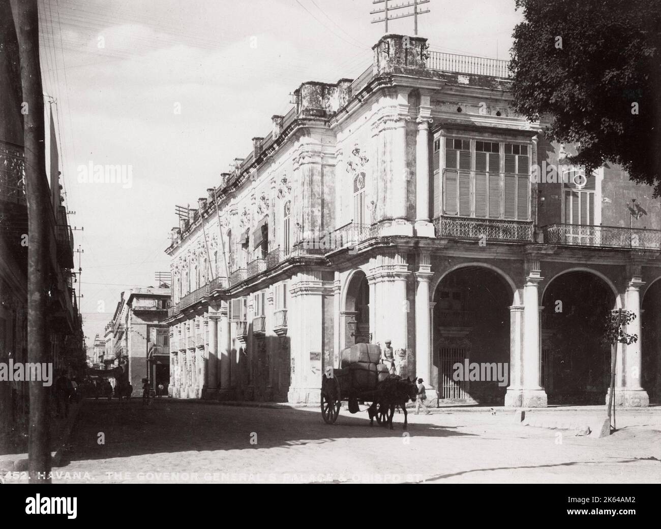 c.1900 photograph - Cuba: Governor General's Palace, Havana Stock Photo ...