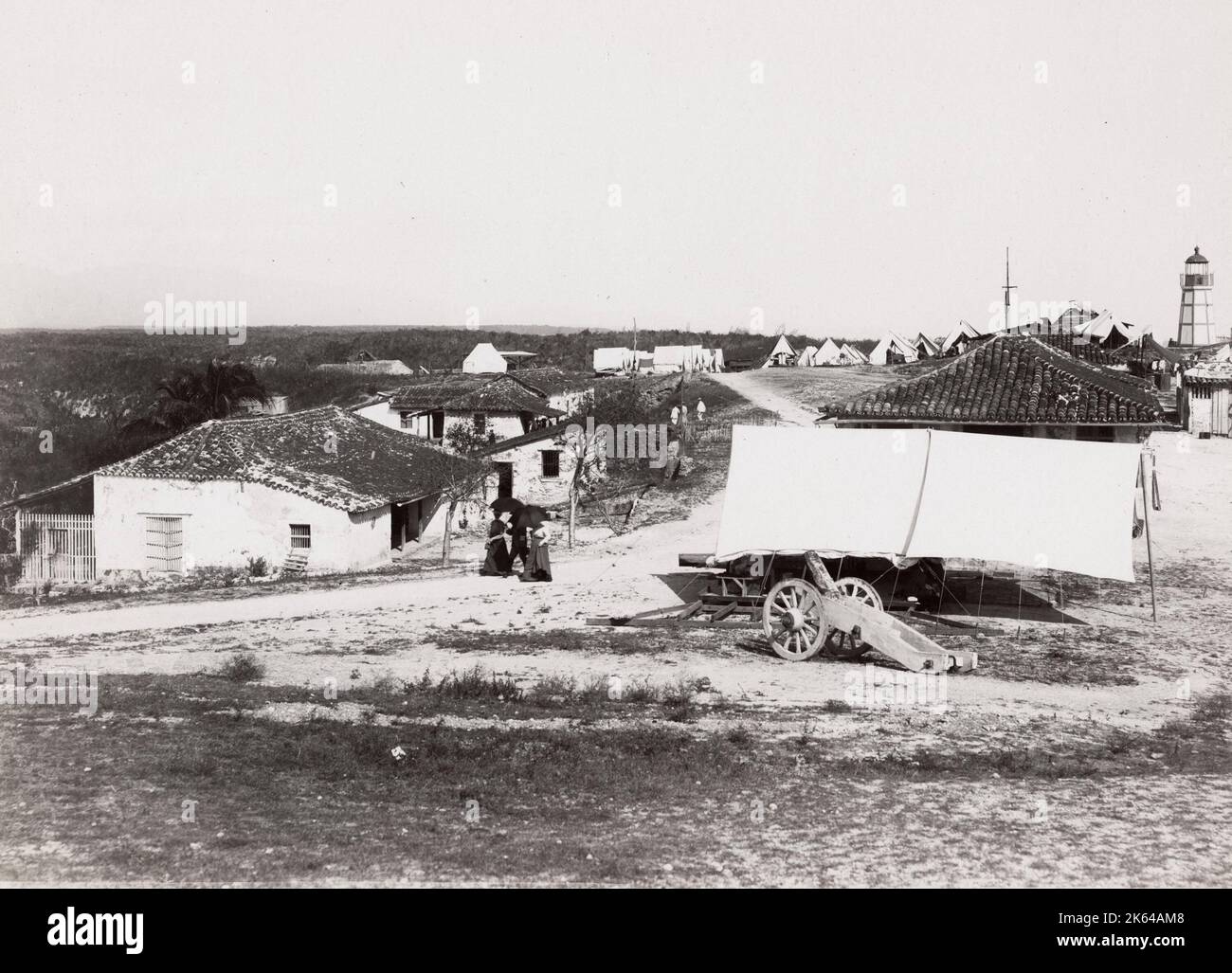 Vintage photo of morro castle at santiago hi-res stock photography and ...