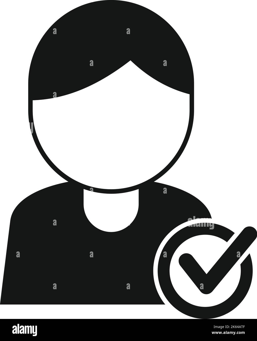 Approved experience icon simple vector. Rate star. App digital Stock ...