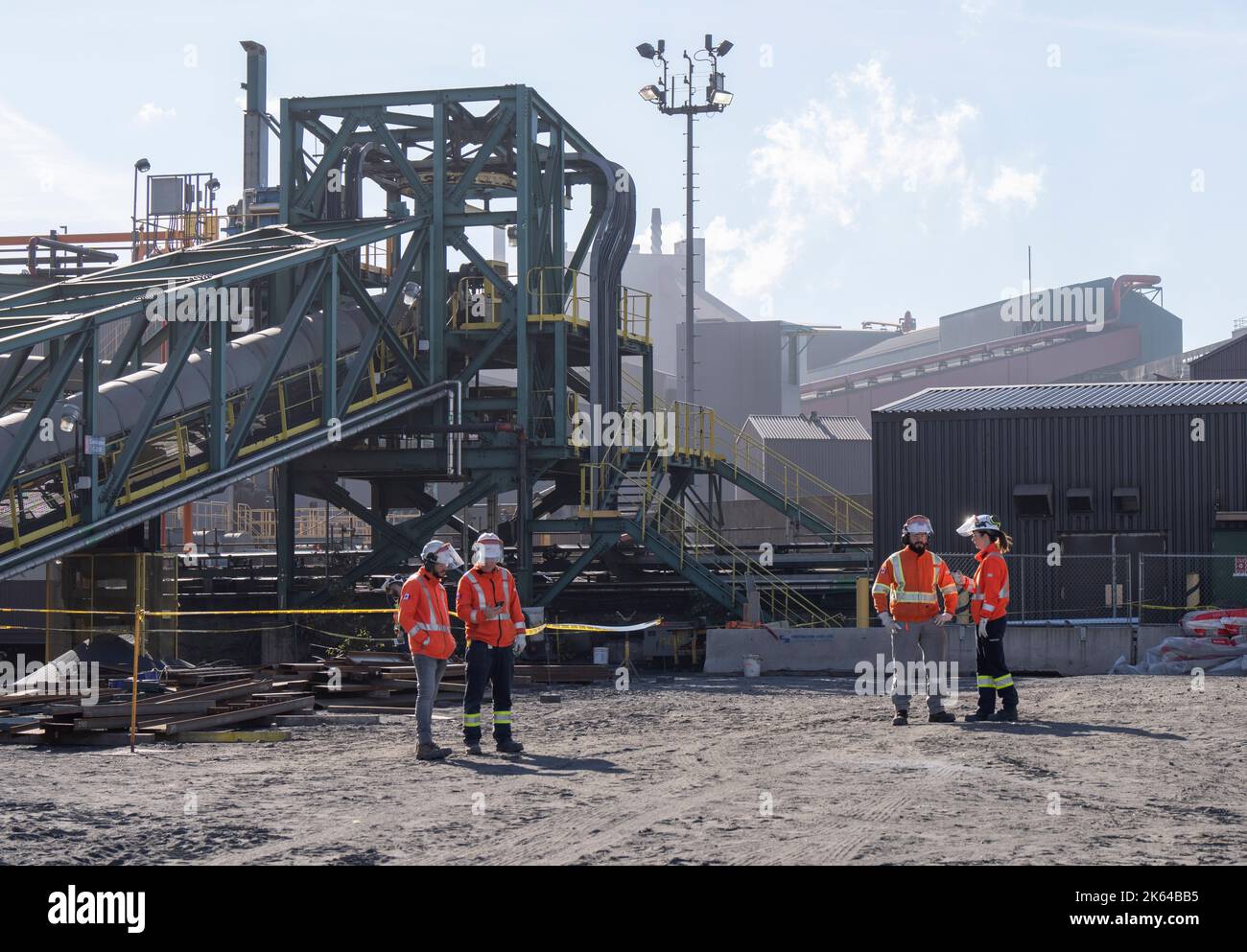 The Rio Tinto Fer et Titane plant is seen Tuesday, October 11, 2022 in ...