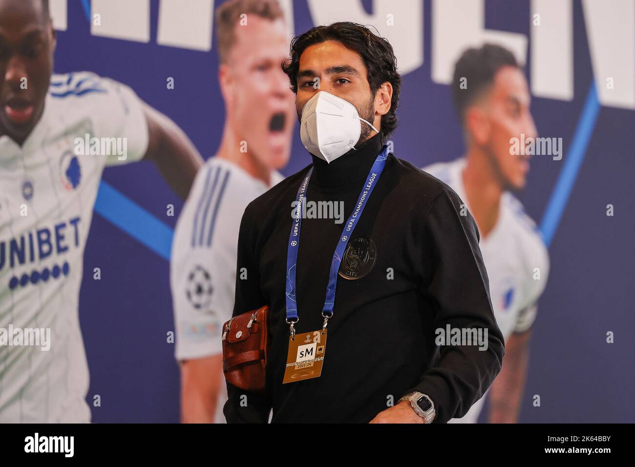 Copenhagen, Denmark. 11th Oct, 2022. Ilkay Gundogan arrives at the ...