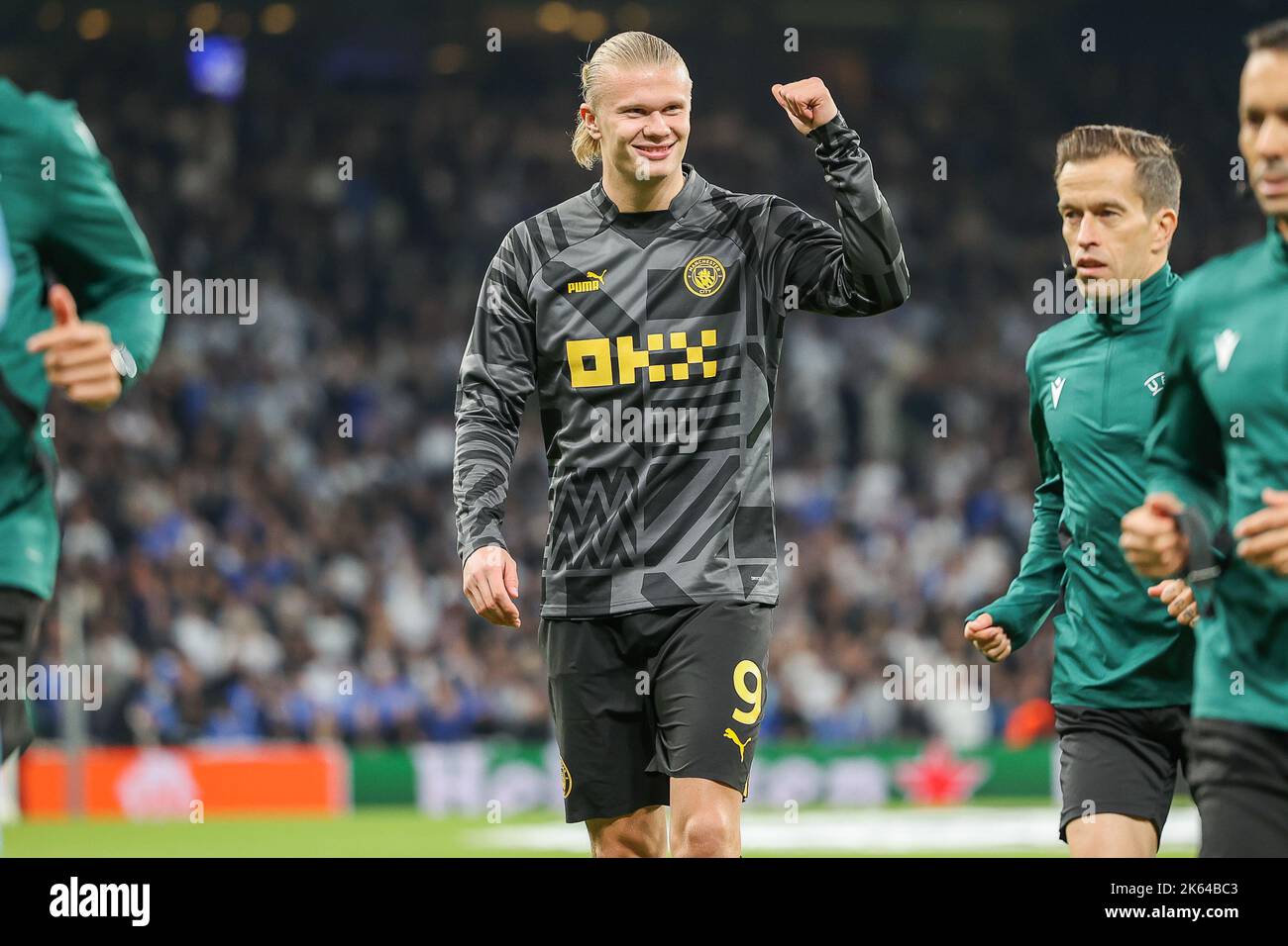 Copenhagen, Denmark. 11th Oct, 2022. Erling Haaland of Manchester City ...