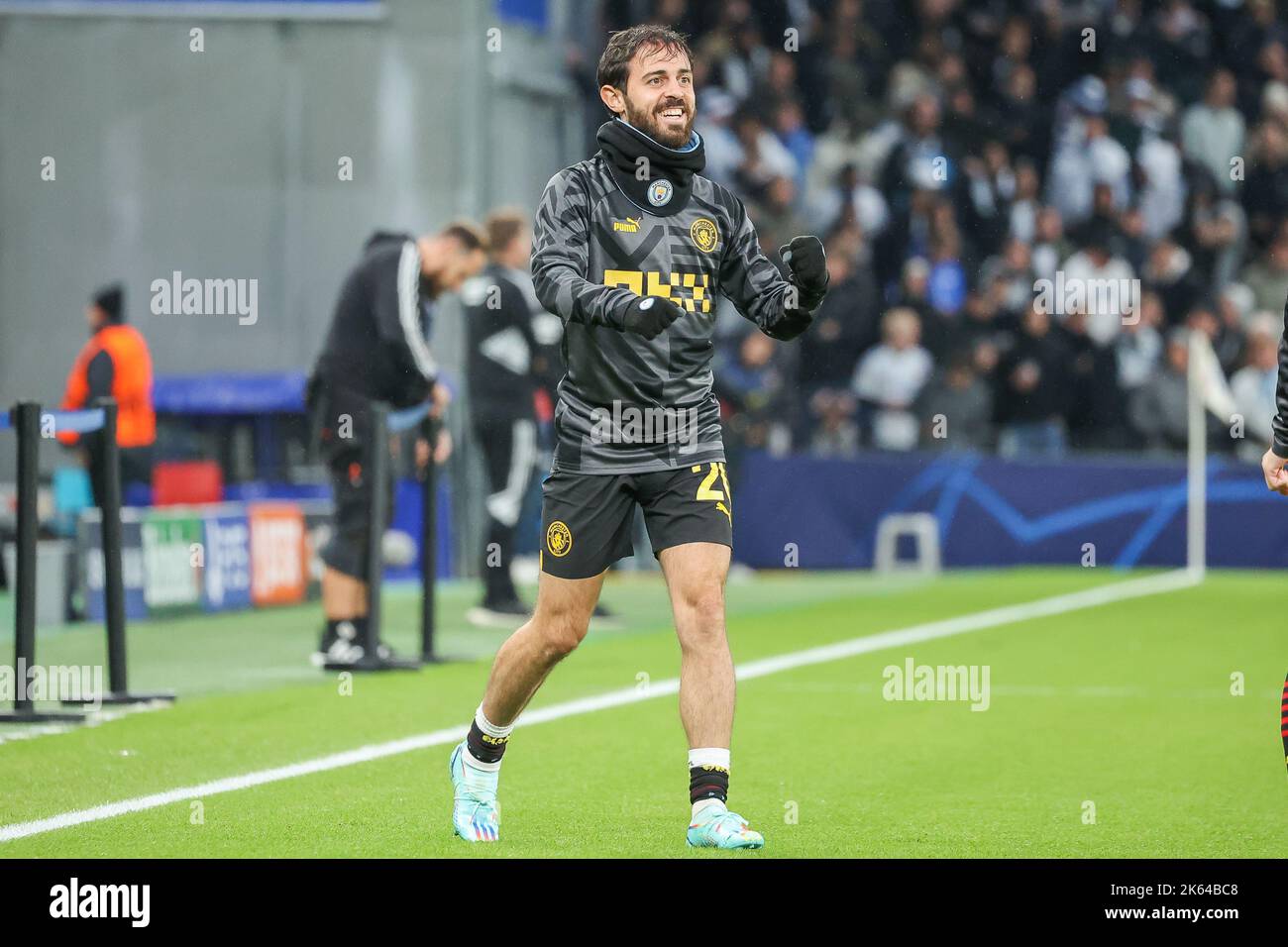 Copenhagen, Denmark. 11th Oct, 2022. Bernardo Silva (20) of Manchester ...