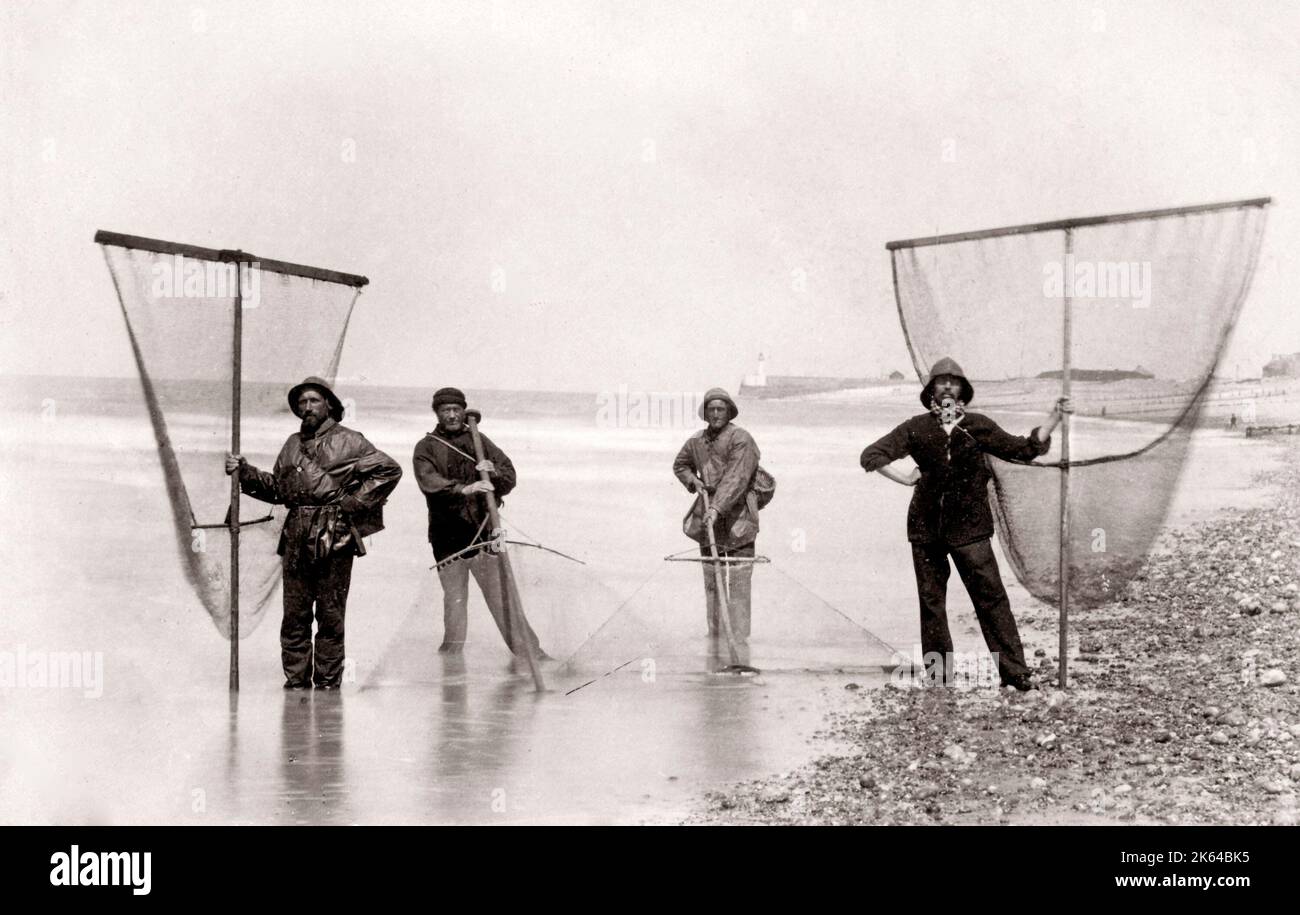French fishermen vintage hi-res stock photography and images - Alamy