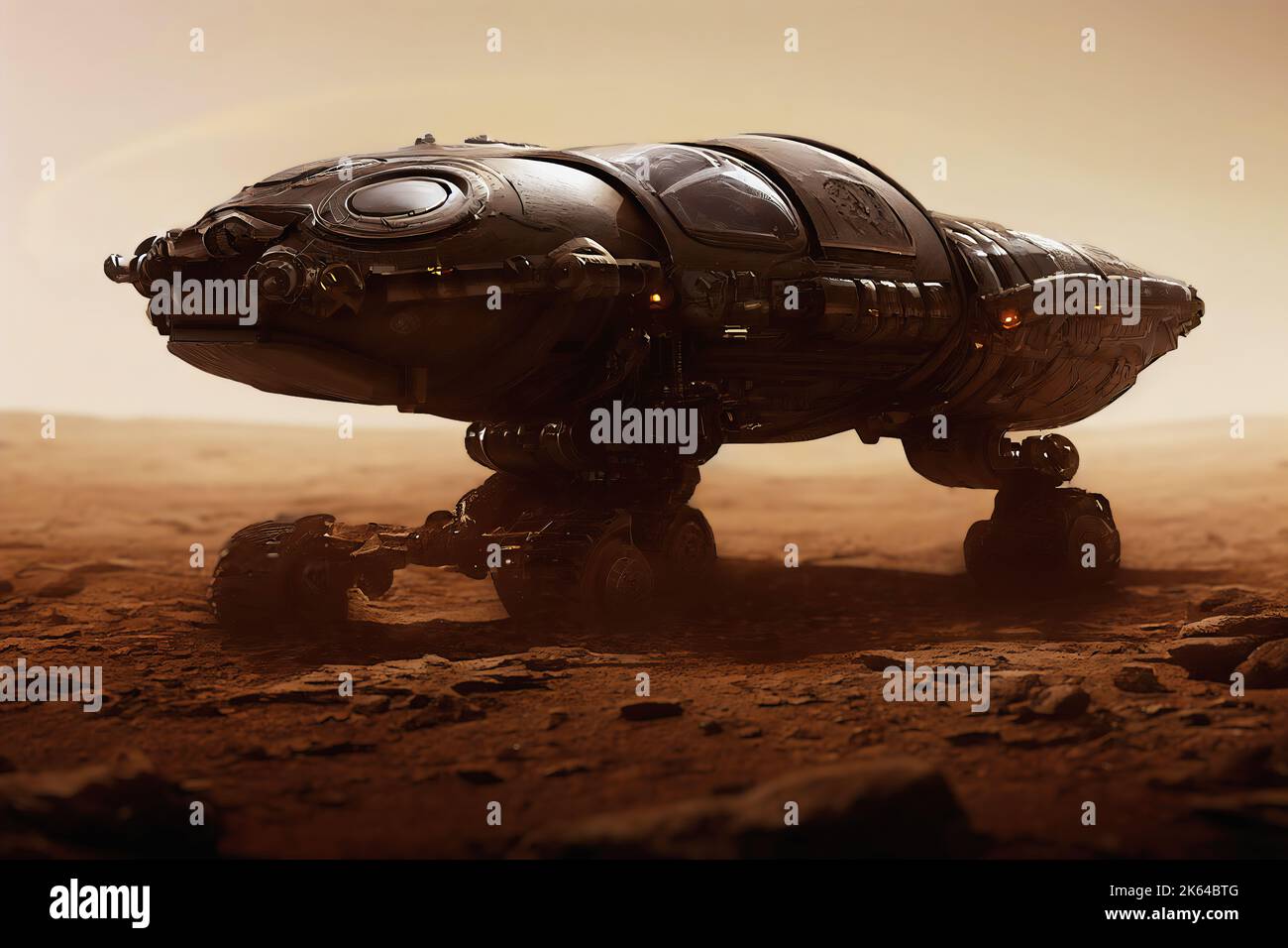Ship sci fi desert hi-res stock photography and images - Alamy