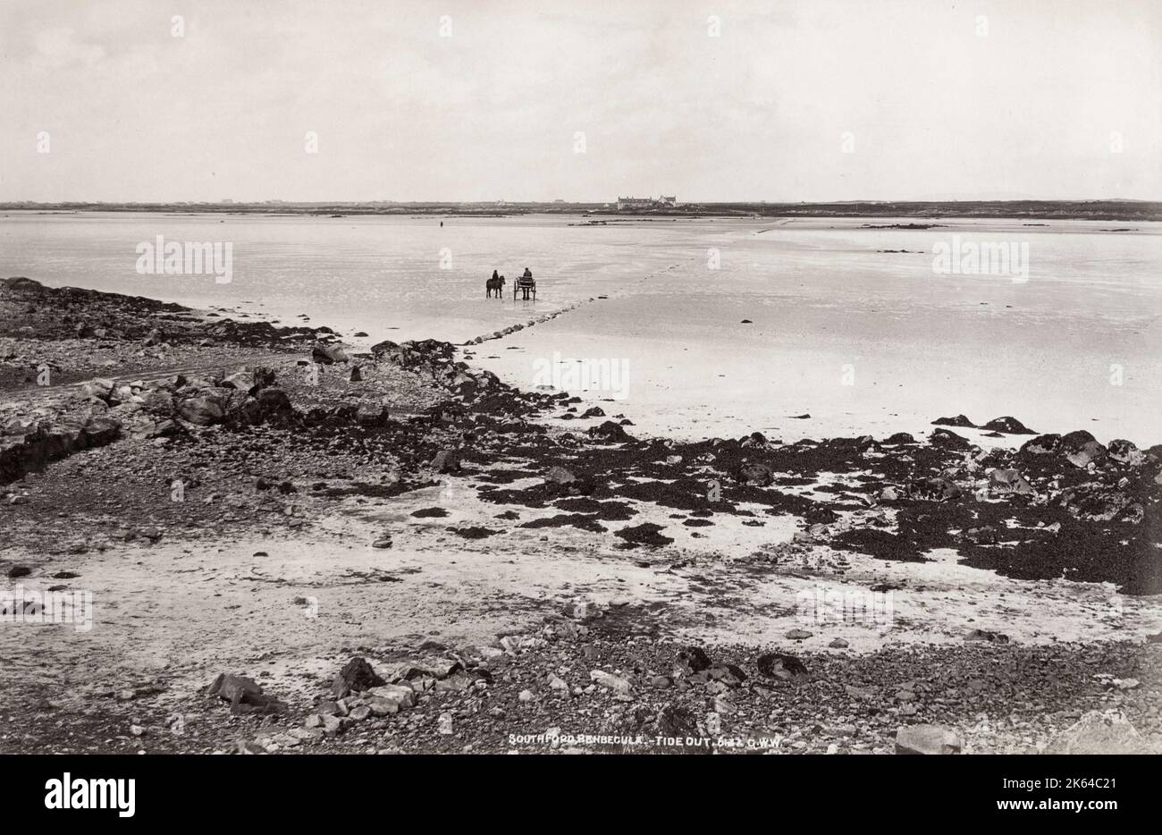 Vintage 19th century photograph: Southford, Benbecula, Outer Hebrides ...