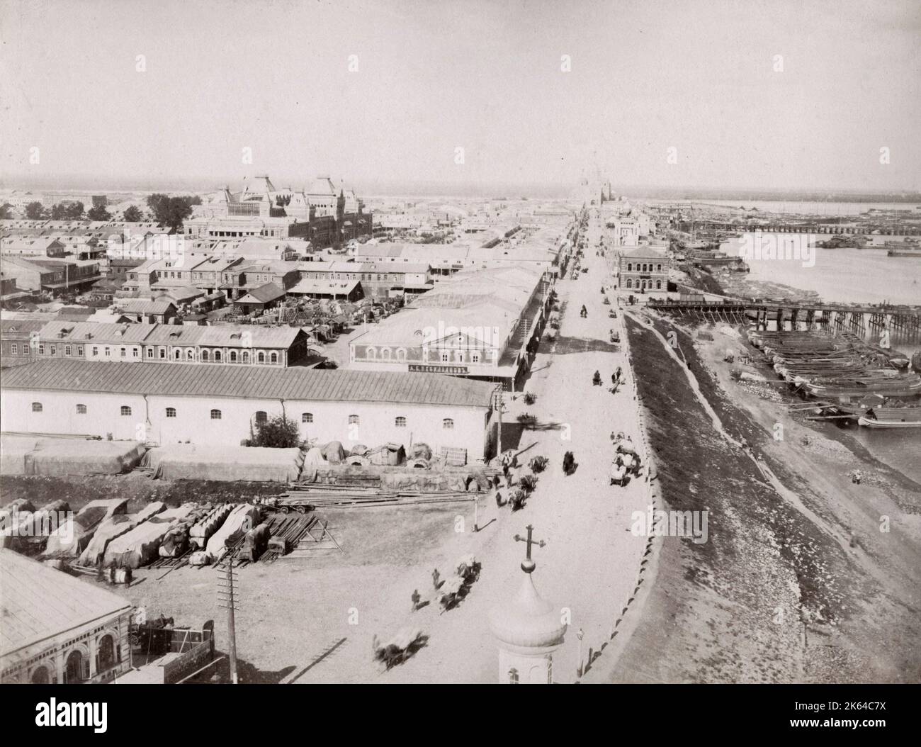 Late 19th century photograph - Nizhny Novgorod Fair, Makaryev Fair ...