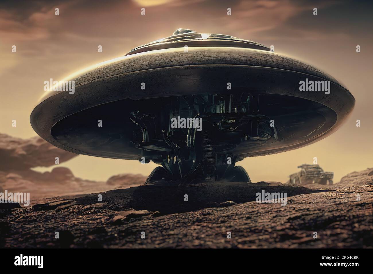 Ship sci fi desert hi-res stock photography and images - Alamy