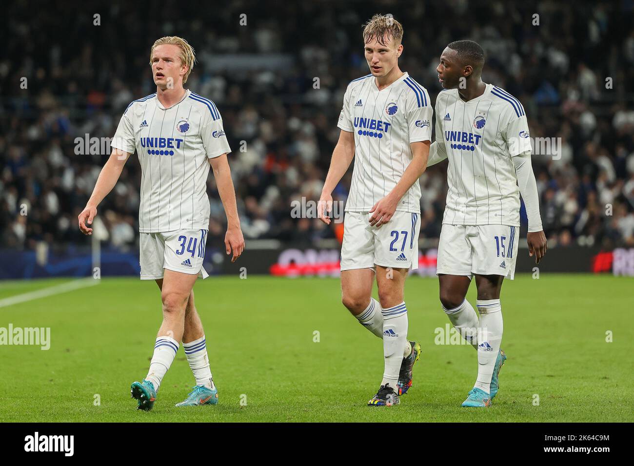 Copenhagen, Denmark. 11th Oct, 2022. Victor Kristiansen (34), Valdemar ...