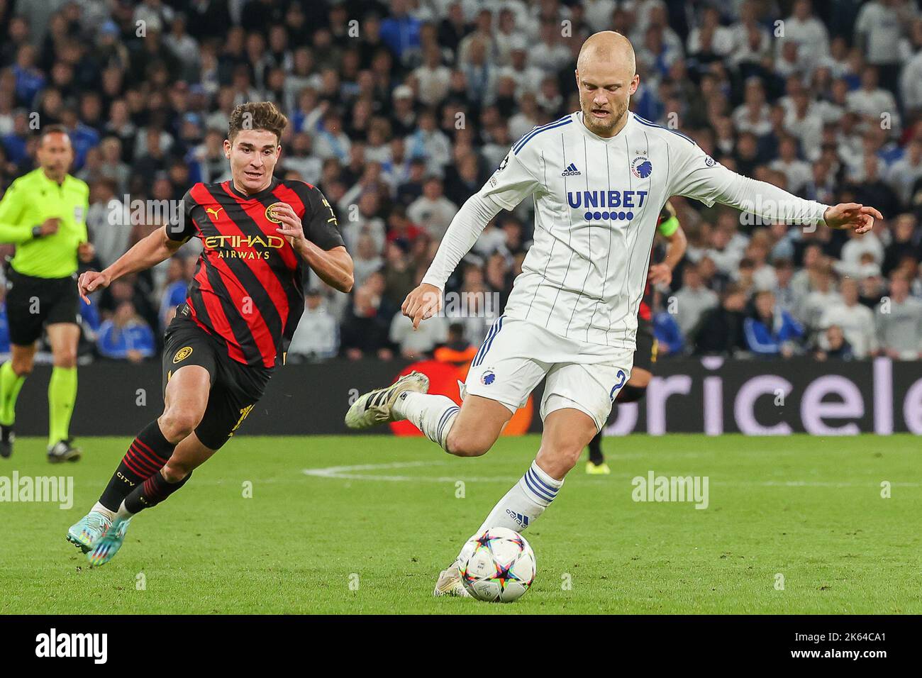 Copenhagen, Denmark. 11th Oct, 2022. Nicolai Boilesen (20) of FC ...