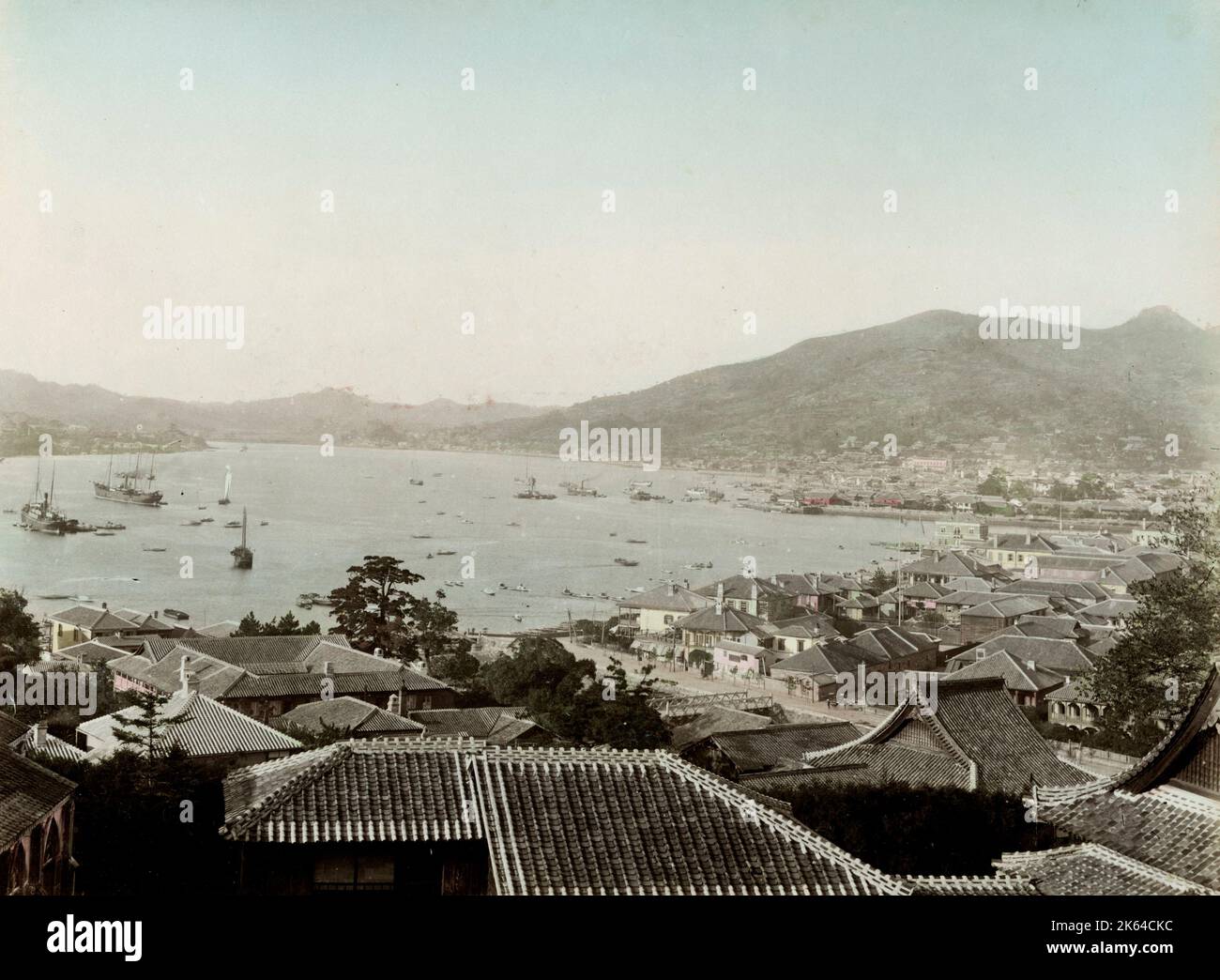 Nagasaki harbour historical hi-res stock photography and images - Alamy