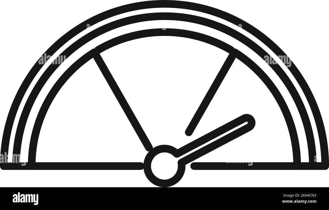 Credibility dashboard icon outline vector. Customer trust. Online ...