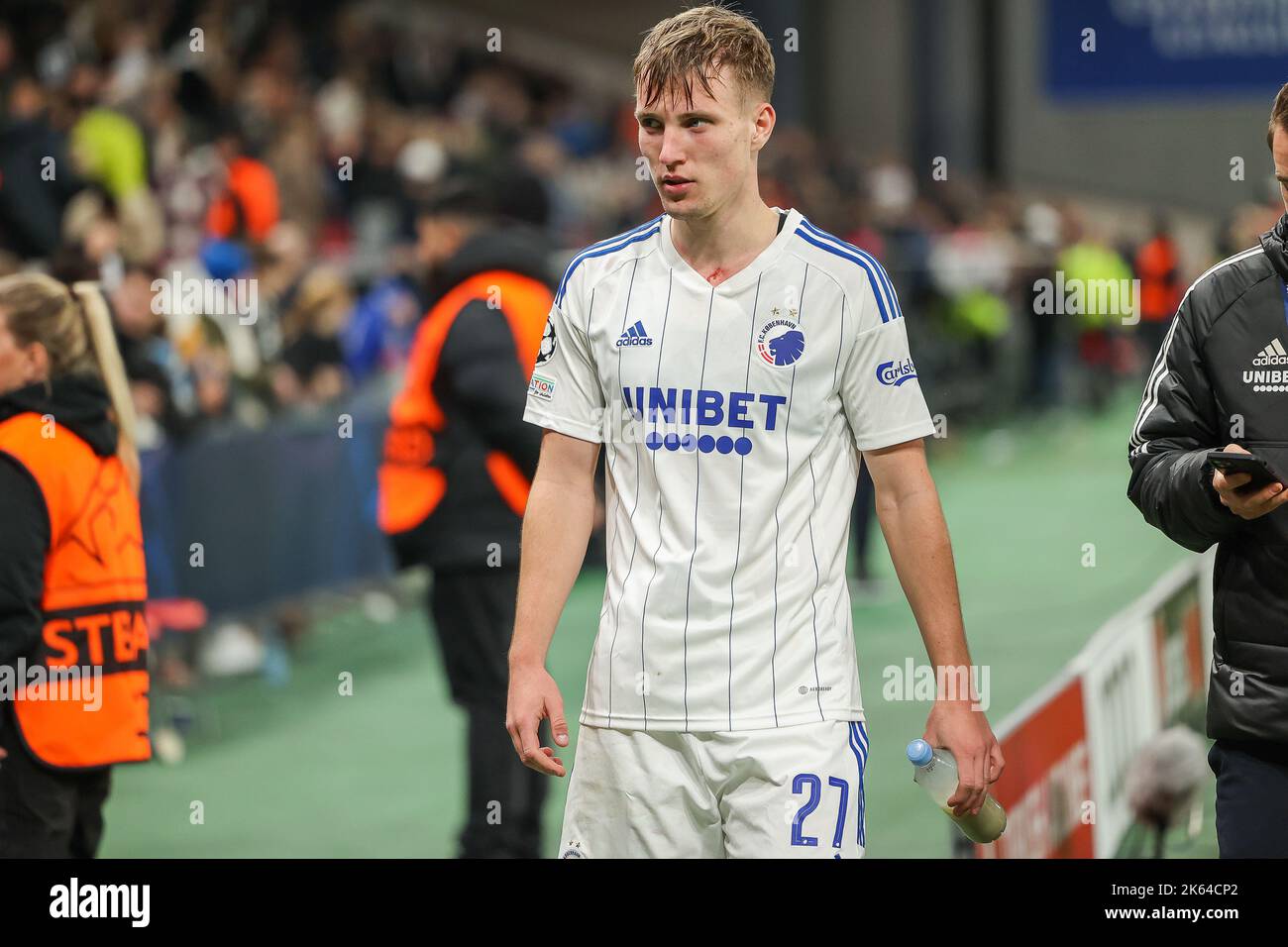 Copenhagen, Denmark. 11th Oct, 2022. Valdemar Lund (27) of FC ...
