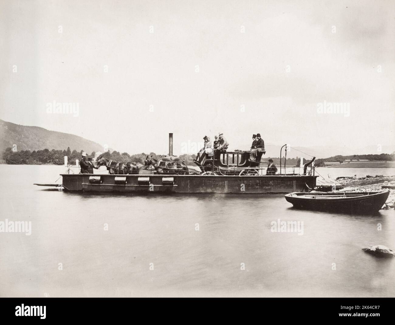 Vintage steam ferry on lake hi-res stock photography and images - Alamy