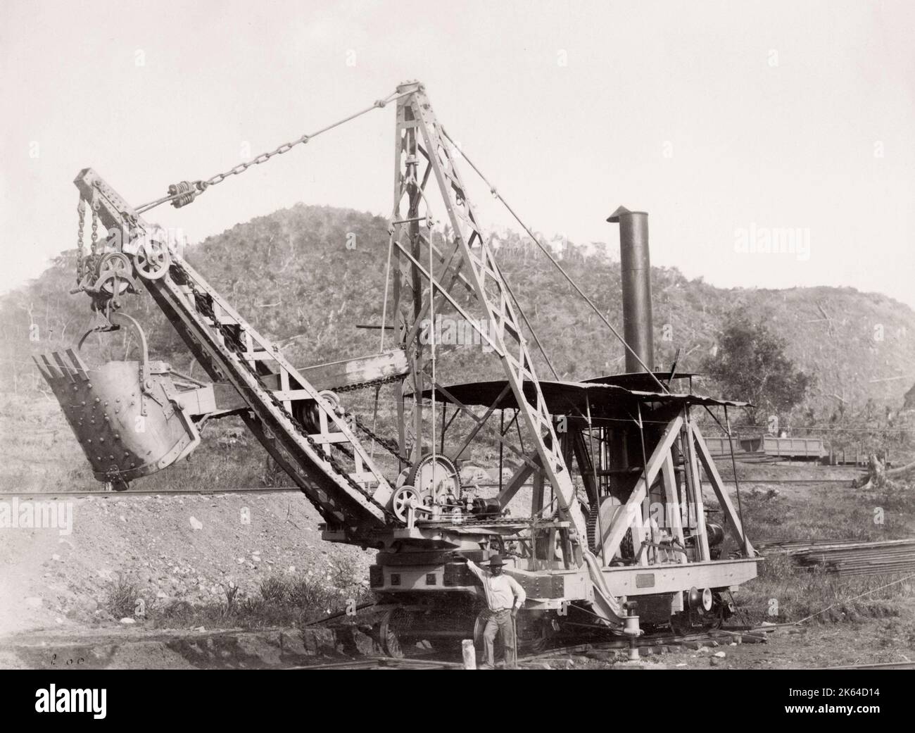 Vintage 19th century photograph: Image relates to the first French led ...