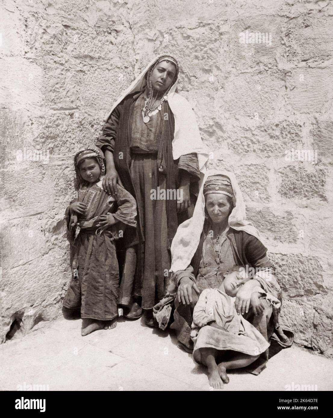 Women from Bethlehem in the Holy Land, c.1890 Stock Photo - Alamy