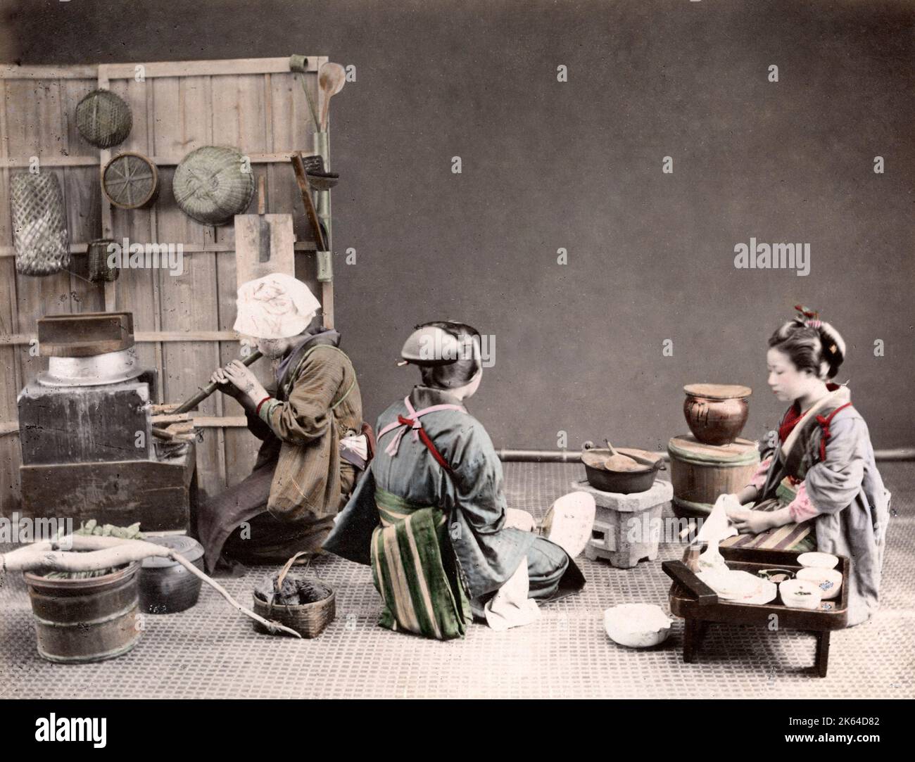 Japan meiji cooking hi-res stock photography and images - Alamy