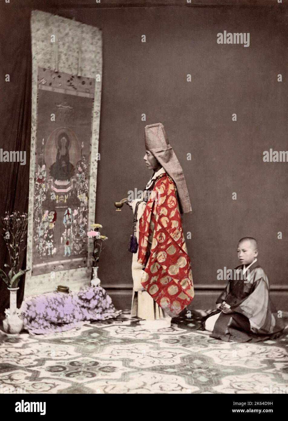 Buddhism japan priest hi-res stock photography and images - Alamy