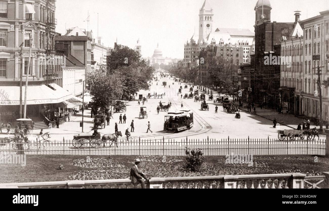 Washington dc usa early 1900s hi-res stock photography and images - Alamy
