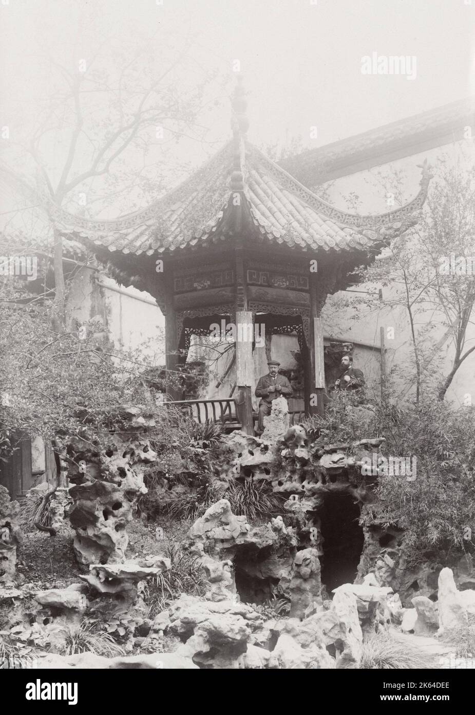 Early 20th century photograph: Temple of Confucius, Hankow, modern ...
