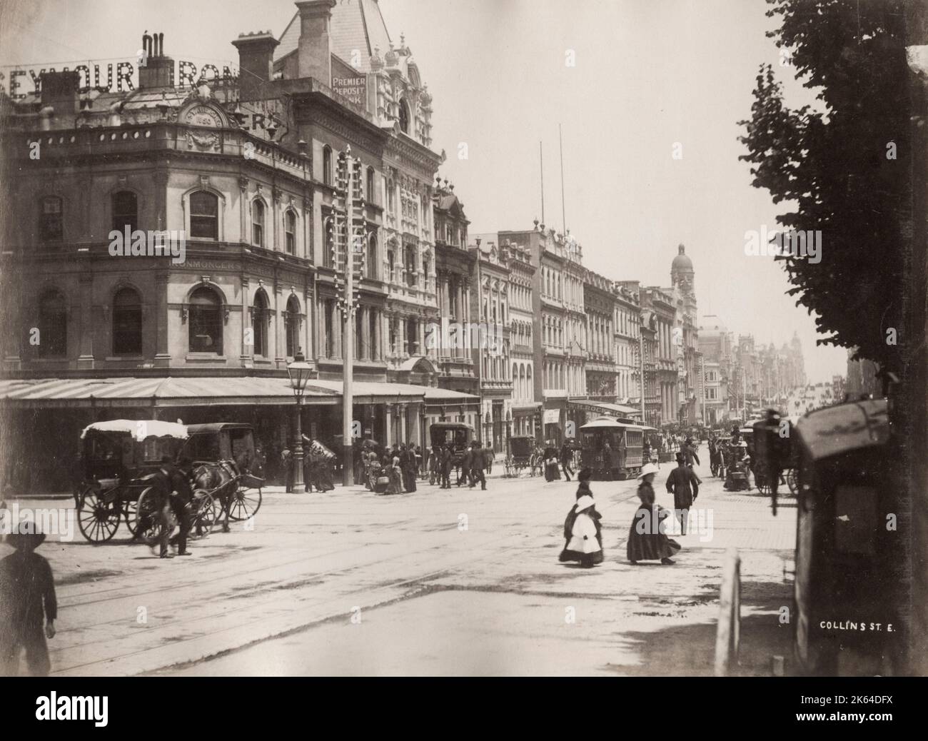 Victorian buildings collins street hi-res stock photography and images ...