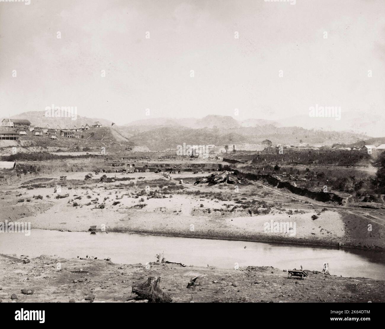 Vintage 19th century photograph: Image relates to the first French led ...