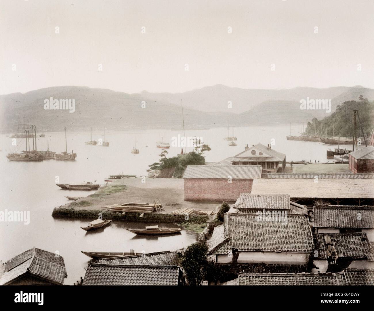 Nagasaki harbour historical hi-res stock photography and images - Alamy
