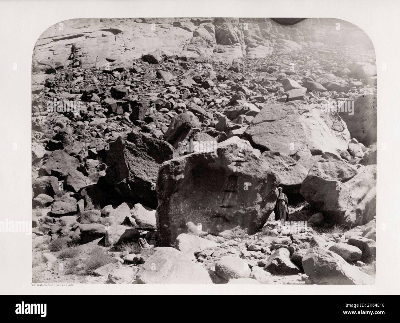 Vintage 19th century photograph: Sergeant James McDonald (active 1865-9 ...