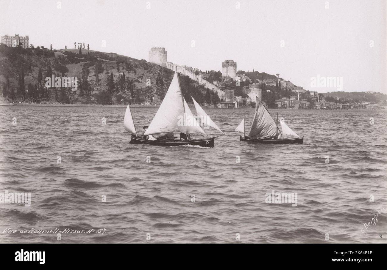 Late 19th century photograph: RumelihisarÃ„Â± Rumelian Castle and ...
