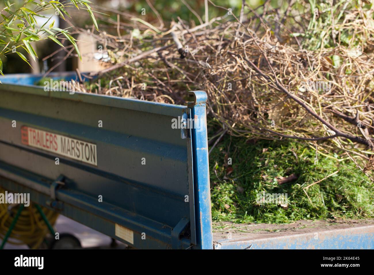Recycling trailers hi-res stock photography and images - Alamy