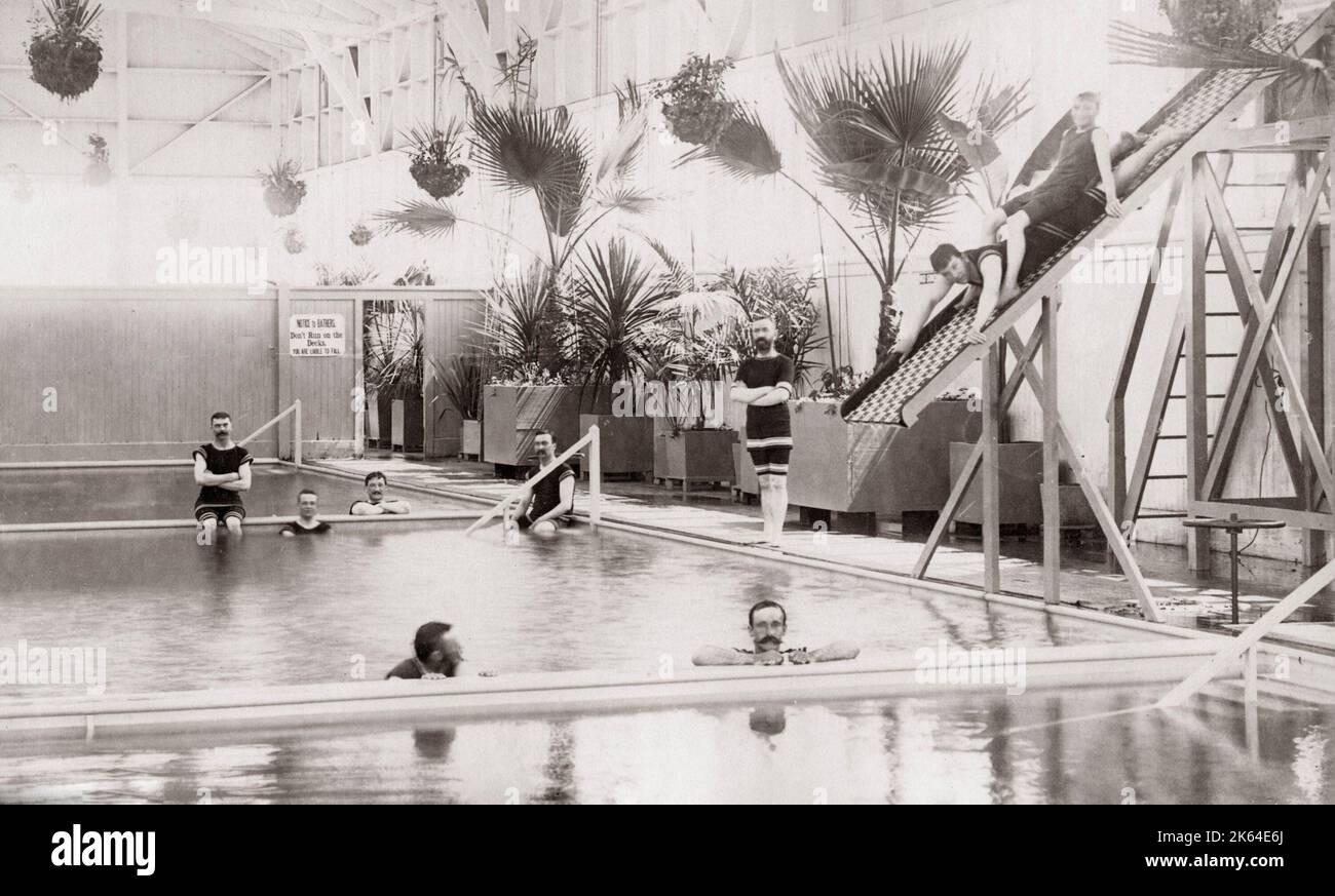 Early 1900s swimming pool hi-res stock photography and images - Alamy