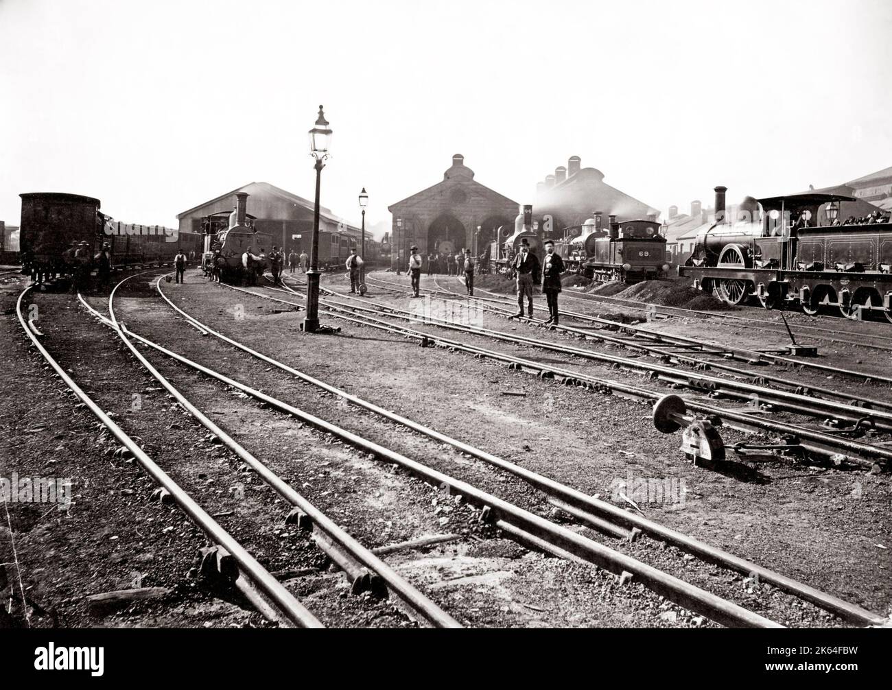 1880's train station hi-res stock photography and images - Alamy