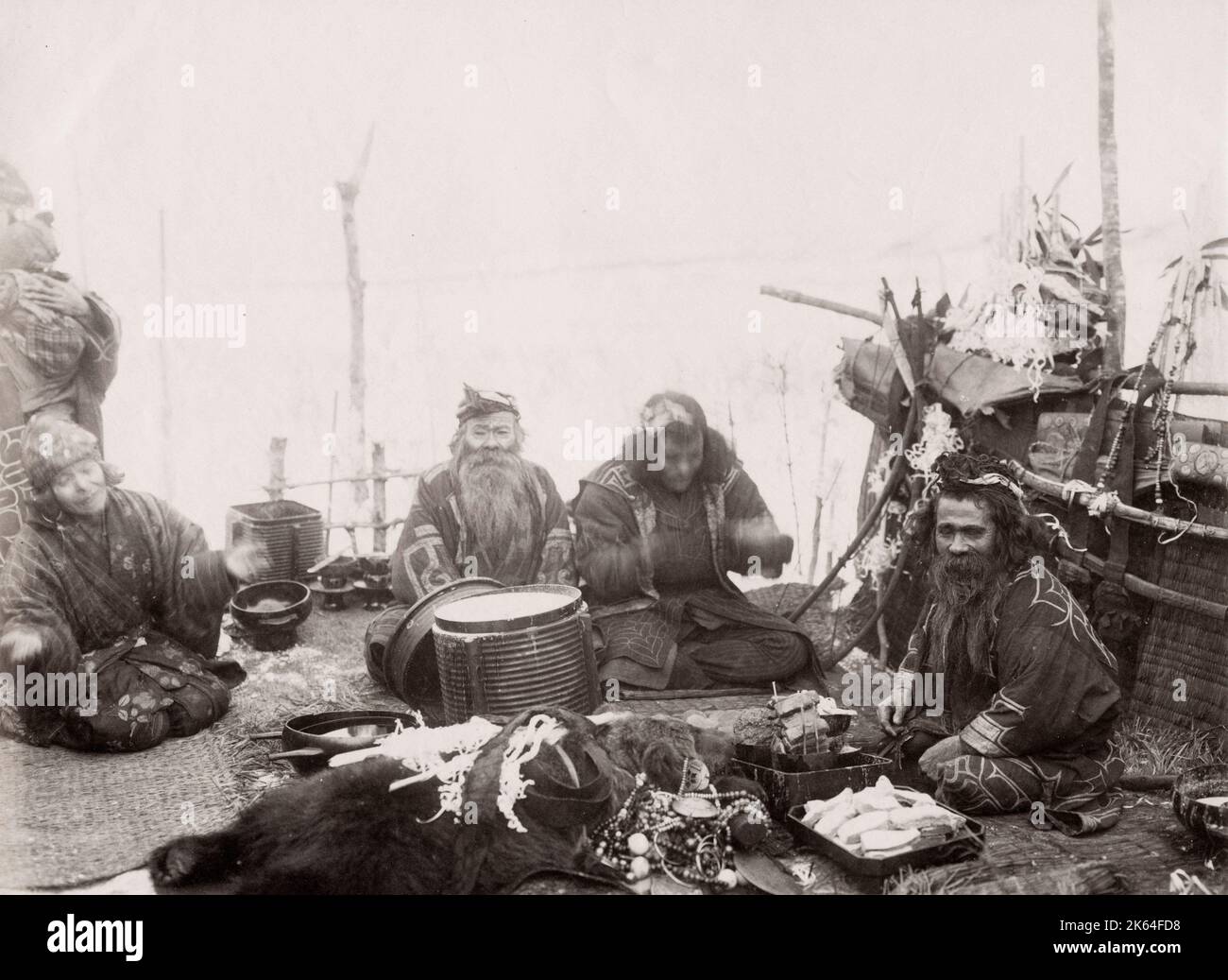 Ainu man japan hi-res stock photography and images - Alamy